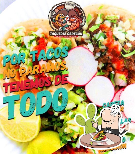 Carta del restaurante Taqueria Obregon @ Mercado del los Cielos, Phoenix