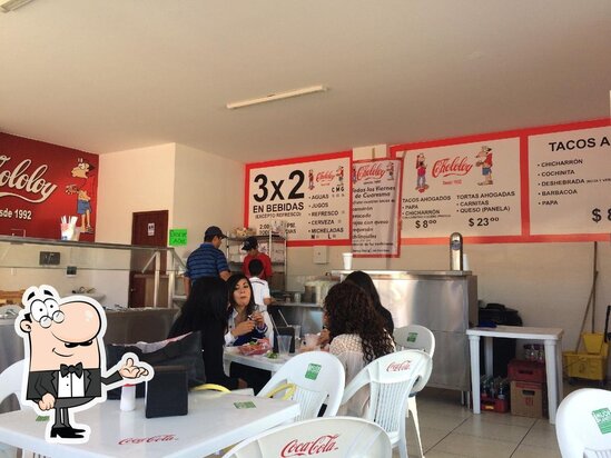 Menu at Chololoy tacos restaurant, Morelia, chololoy