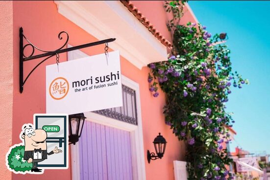 Menu at Mori sushi restaurant, Egypt, WQPQ+PW5