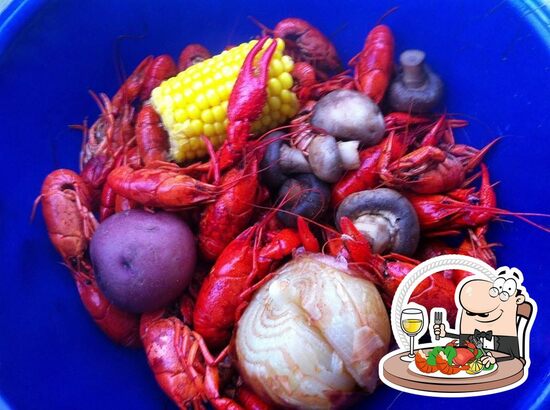 Menu at Crawfish Dish, Jennings