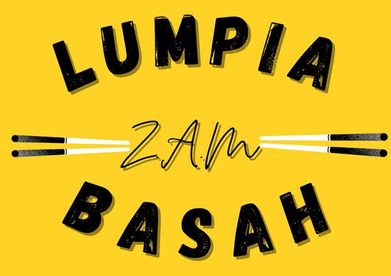 Menu at Lumpia Basah Zam restaurant, South Jakarta