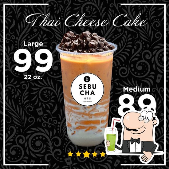 Menu at Sebu Cha Mandaue-Maguikay cafe, Mandaue City
