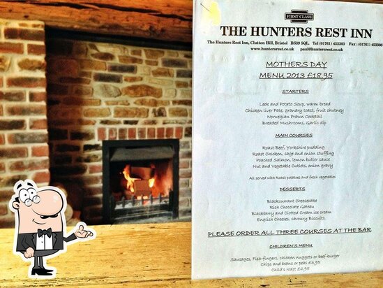 Menu at Hunters Rest pub & bar, Clutton