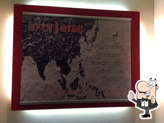 Menu at Aroi fast food, Cheadle