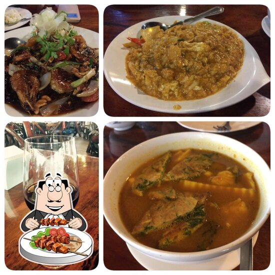 Menu at Pak Nam Seafood restaurant, Phuket