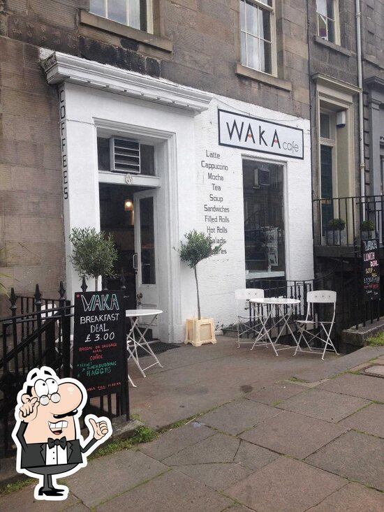 Menu at Waka Cafe, Edinburgh