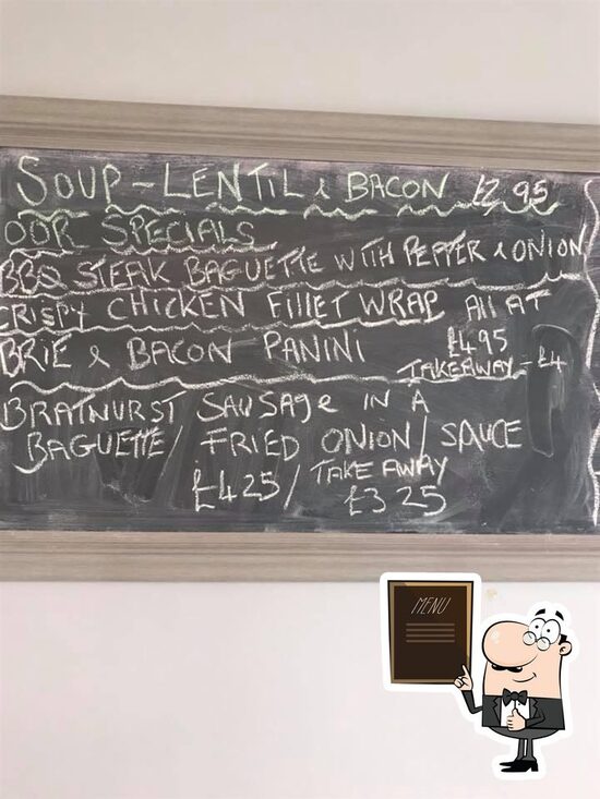 Menu at Lou Lou's cafe, Portlethen