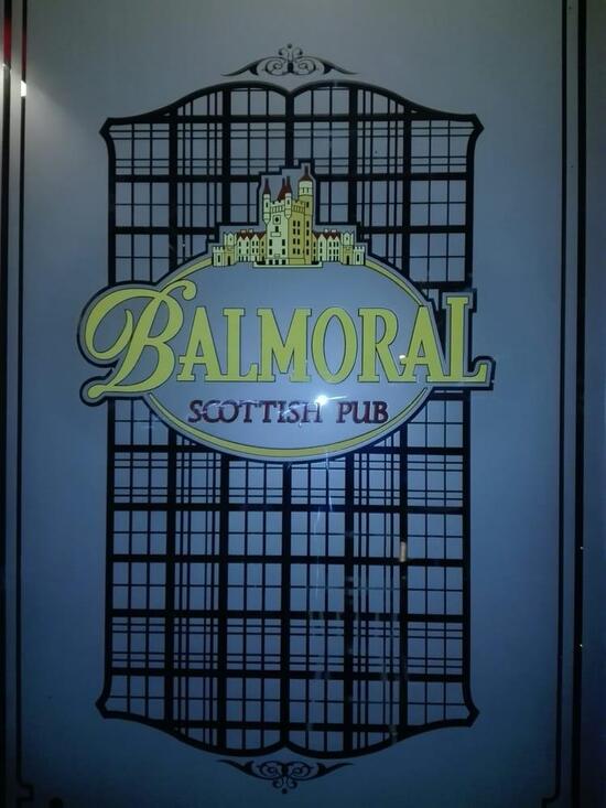 Menu at Balmoral Scottish Pub, Cardito