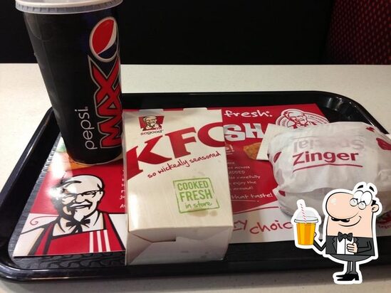 Menu at KFC restaurant, Whakatane