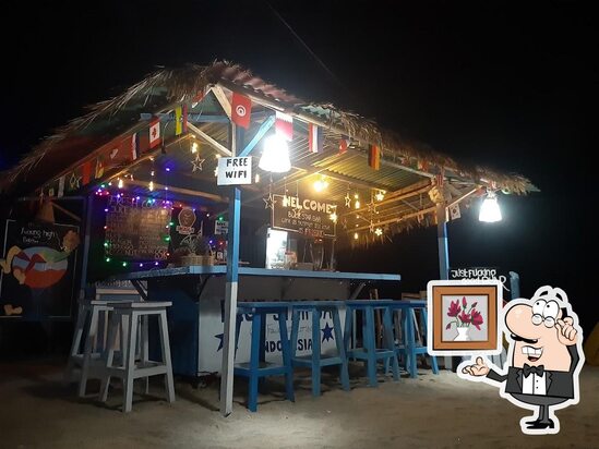 Menu at BLUE STAR BAR, Gili Indah
