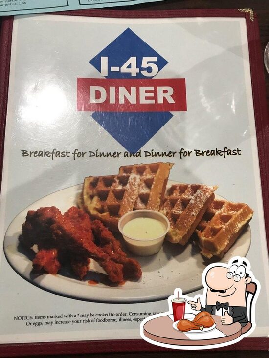 Menu at I-45 Diner restaurant, Spring
