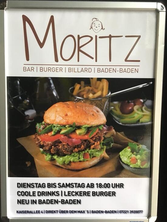 Moritz Bar Burger Billard, Baden-Baden - Restaurantbewertungen