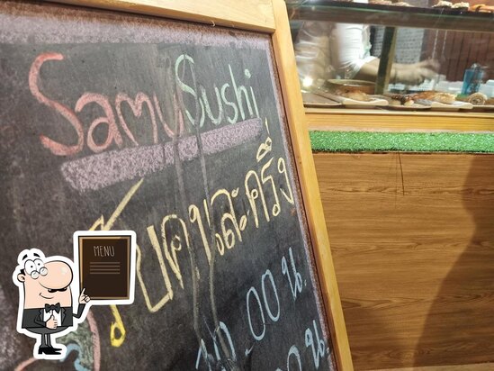 Menu at Samu sushi สาขาชะอวด restaurant, Cha-uat