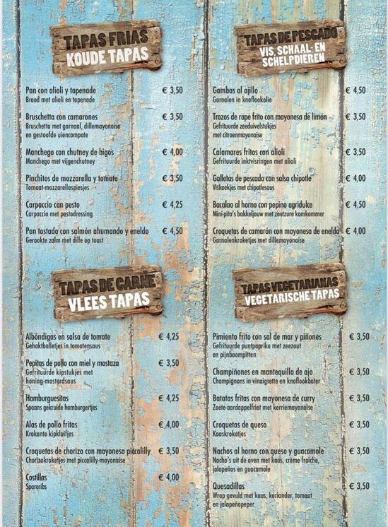 Carta de La Cubanita Naaldwijk, Naaldwijk