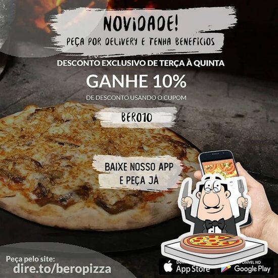 Cantina do Berô restaurant, São Paulo - Restaurant menu