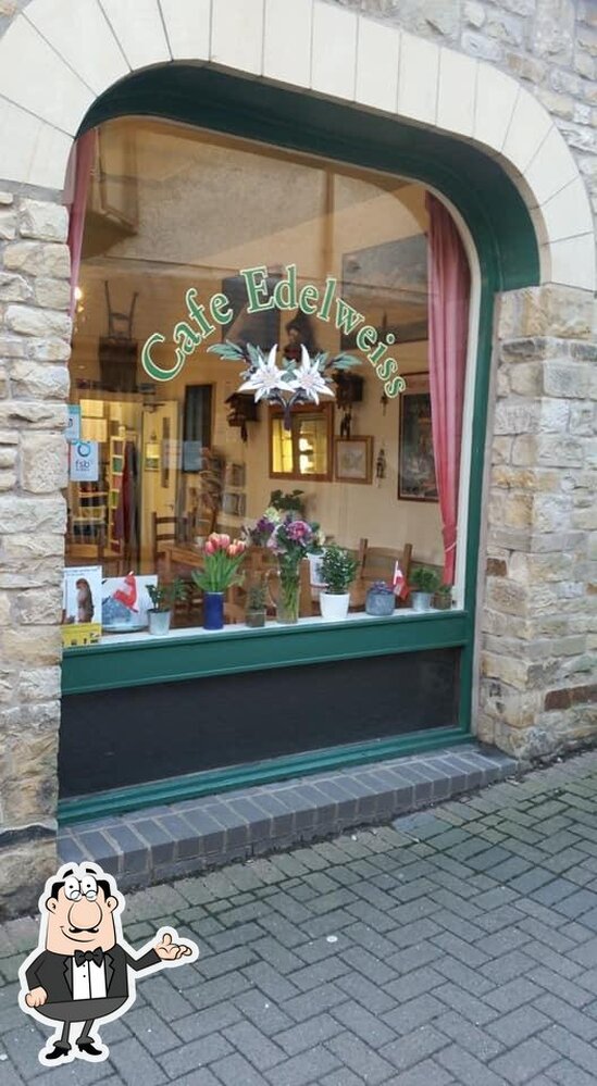 Menu at Café Edelweiss cafe, Carnforth