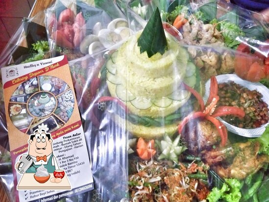 Menu at Catering Dapoer D'nunk restaurant, East Jakarta