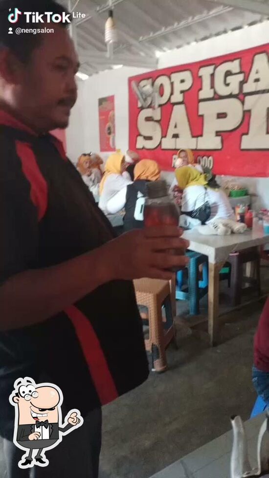Menu at Sop iga sapi mandiri. RP 10000 ALJABBAR, Bandung