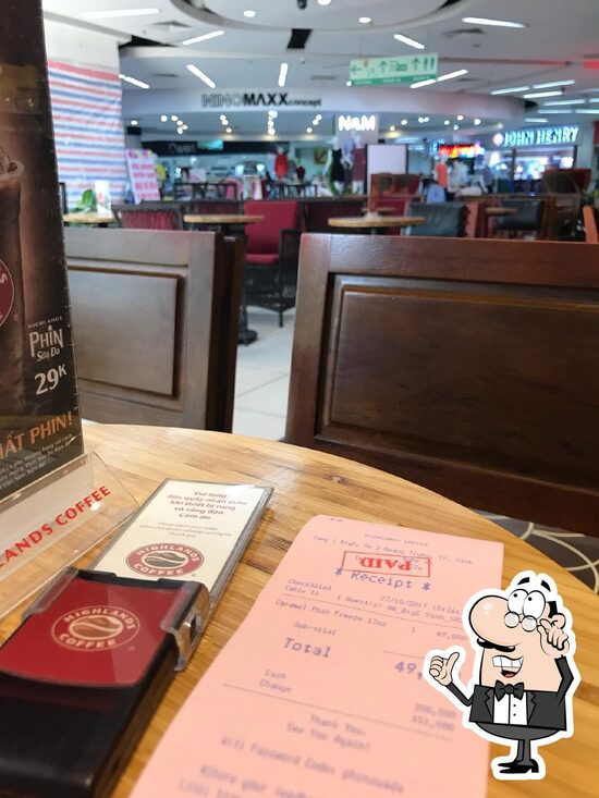 Menu at Highlands Coffee cafe, Vinh, 1st floor