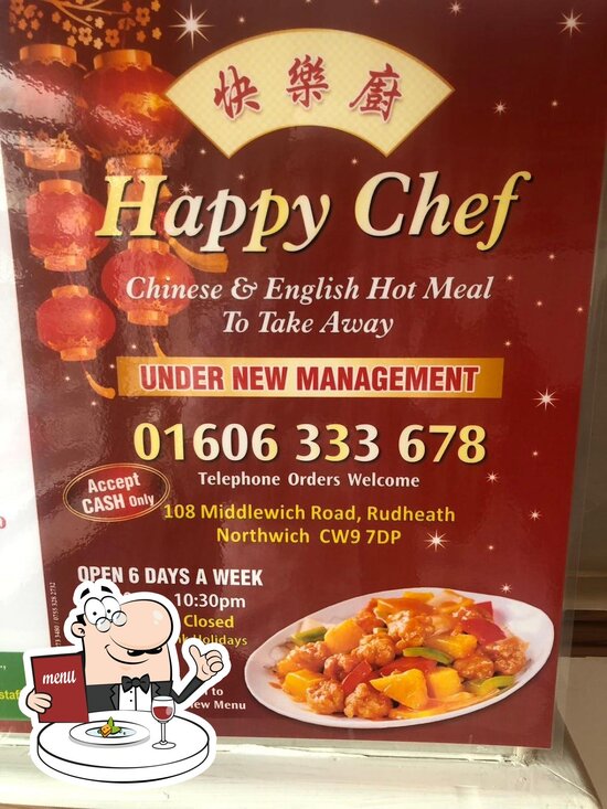 Happy Chef, Northwich - Restaurant menu, prices and reviews
