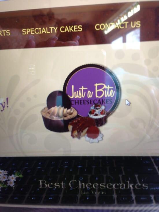 Menu at Just a Bite Cheesecakes, Las Vegas, E Tropicana zenadias