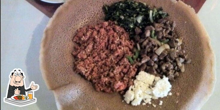 Menu at Addis Ababa restaurant, Richardson