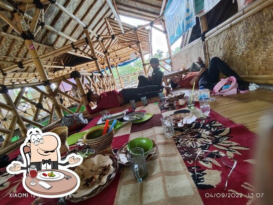Menu at RM. Saung Bambu Teh Yeni restaurant, Indonesia