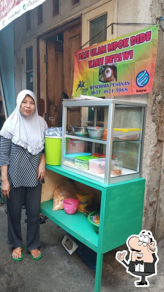 Menu at Nasi ulam mpok dide restaurant, Central Jakarta