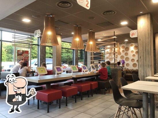 Menu at McDonald's fast food, Newport, Coldra Roundabout Chepstow Road