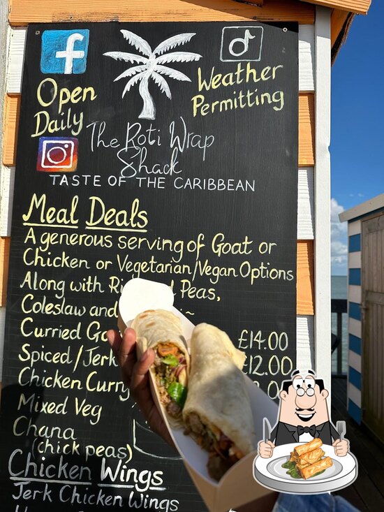 The Roti Wrap Shack, Hastings - Restaurant menu, prices and reviews