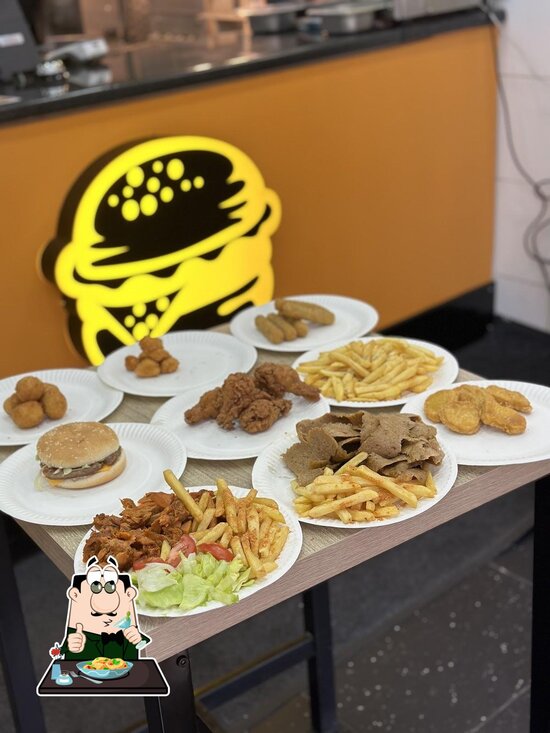 Menu at Big Boyz restaurant, London, 225 Cann Hall Rd