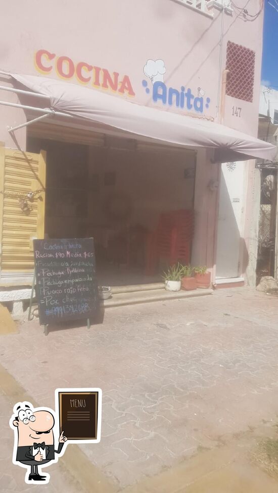 Menu at COCINA Anita restaurant, Progreso