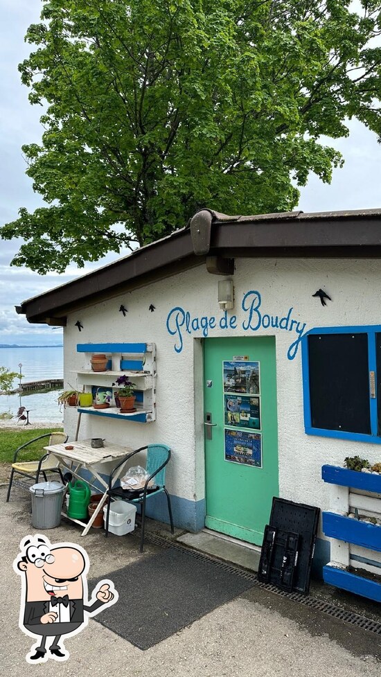 Menu au Plage de Boudry, Boudry, Rte du Lac 20