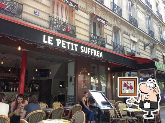 Menu at Le Petit Suffren pub & bar, Paris