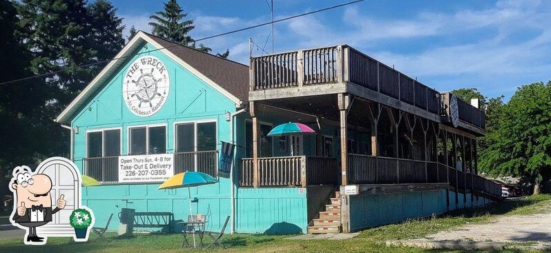 Menu at The Wreck at Colchester Harbour restaurant, Amherstburg