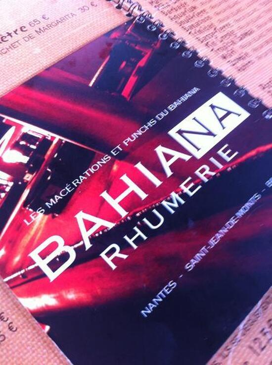 Menu at Bahiana Nantes pub & bar, Nantes