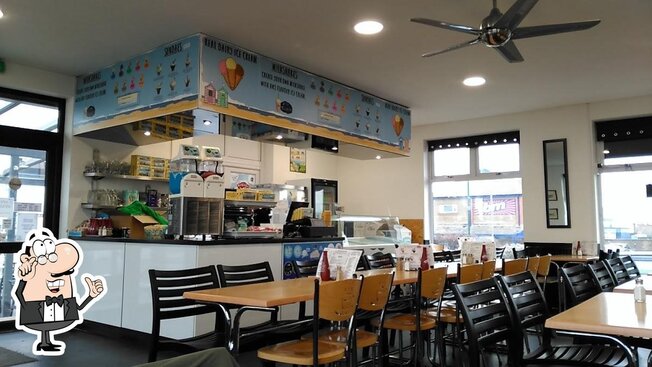 Menu at Bay View cafe, Burnham-on-Sea