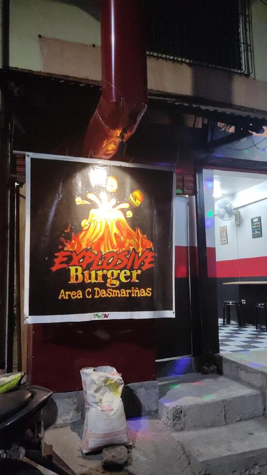 Menu at Explosive Burger Area C restaurant, Dasmariñas