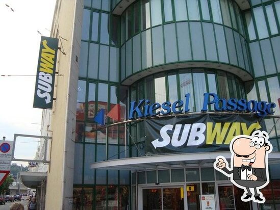 Menu at Subway fast food, Salzburg, Rainerstr. 21 (Kiesel