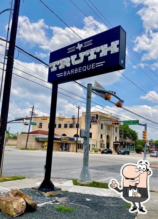 Menu at Truth BBQ, Houston