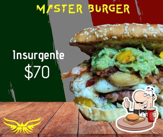 Menu at Master Burger GDL restaurant, Villas de la Hacienda