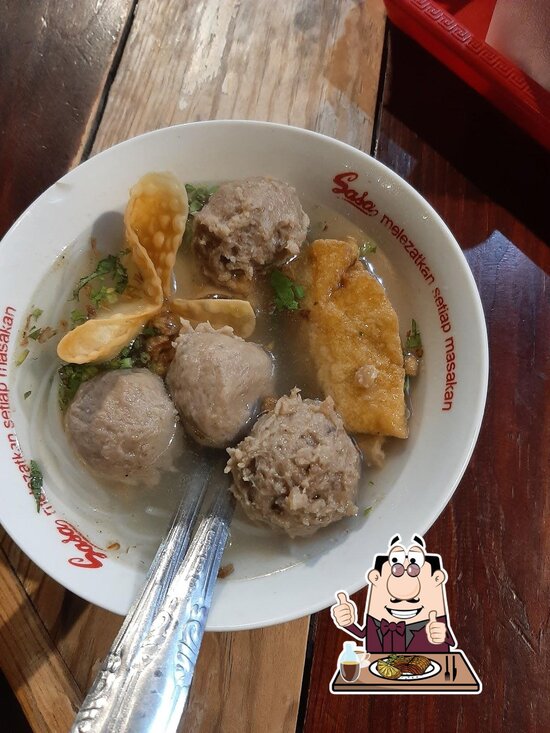 Menu at Bakso Jadoel restaurant, Jember, Jl. Trunojoyo 36