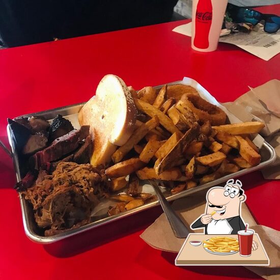 Menu at Curly Que BBQ, Springfield
