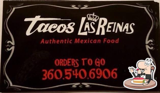Menu at Tacos Las Reinas restaurant, Burlington