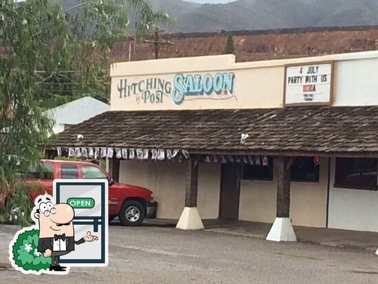 Menu at Hitching Post Saloon restaurant, Bisbee