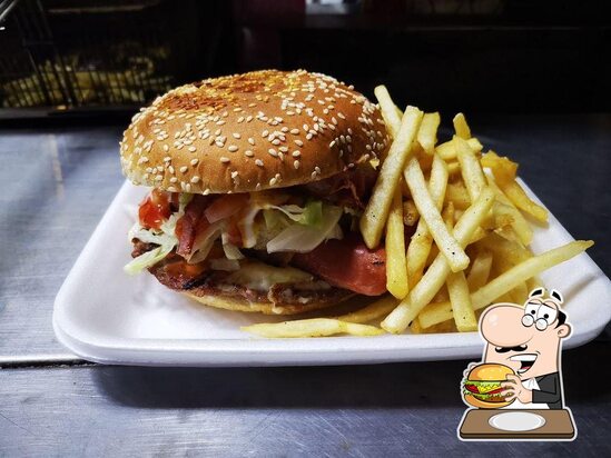 Menu at Pepe Burger's restaurant, Guadalajara