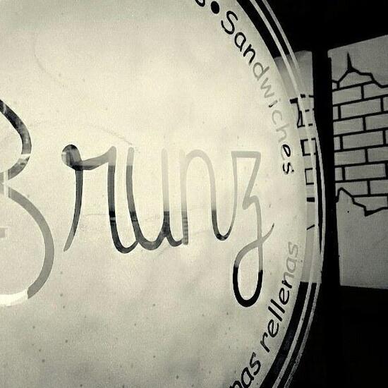 Menu at brunz cafe, Mexico City