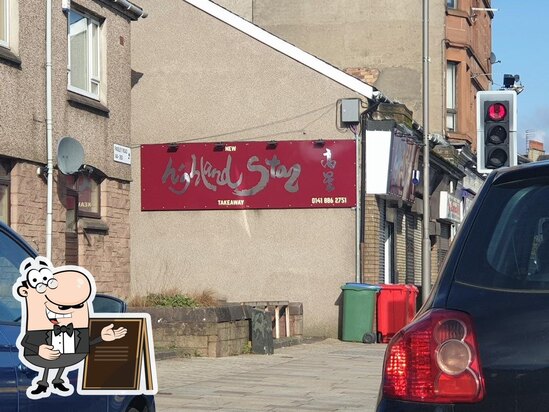 Menu at Highland Star takeaway restaurant, Renfrew