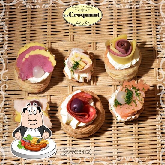 Menu au Le Croquant restaurant, Nouveau Caire