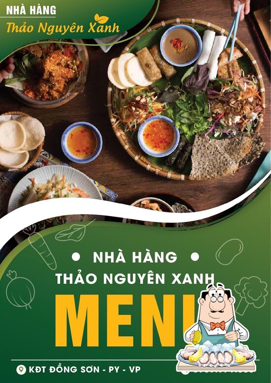Menu at Nhà Hàng Thảo Nguyên restaurant, Phúc Yên, Đồng Sơn